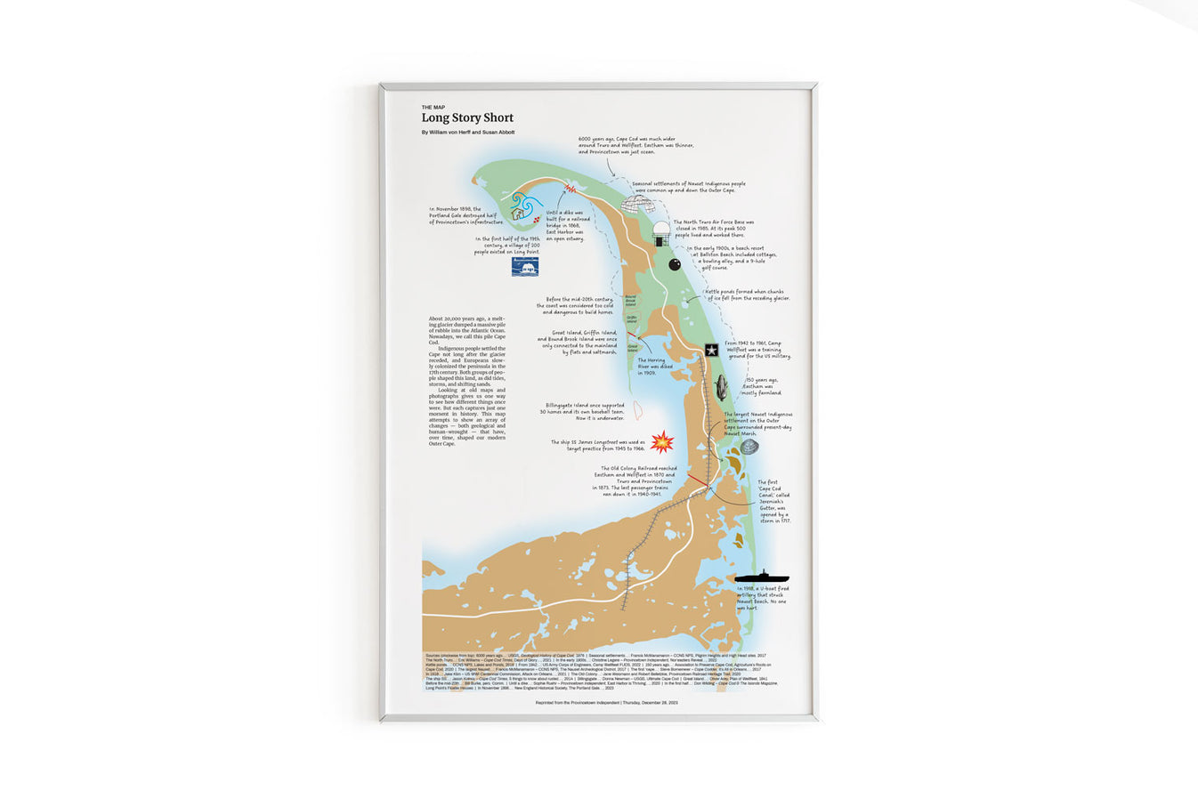 Outer Cape History Map – The Provincetown Independent Shop