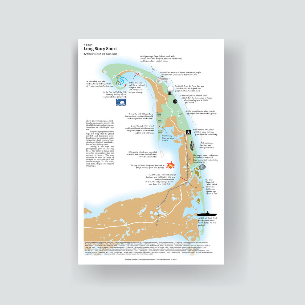 Outer Cape History Map – The Provincetown Independent Shop